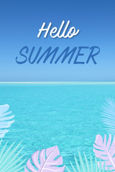 Hello Summer Template | PosterMyWall