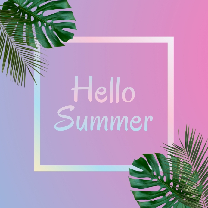 Hello Summer Template | PosterMyWall