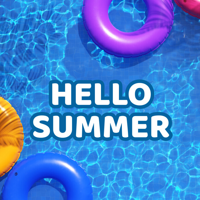 Hello Summer Template | PosterMyWall