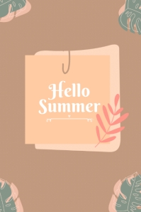 Hello Summer Template | PosterMyWall