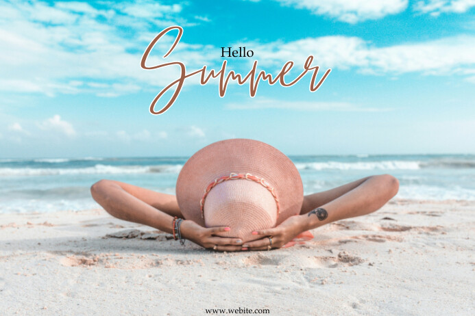 Copy of hello summer | PosterMyWall