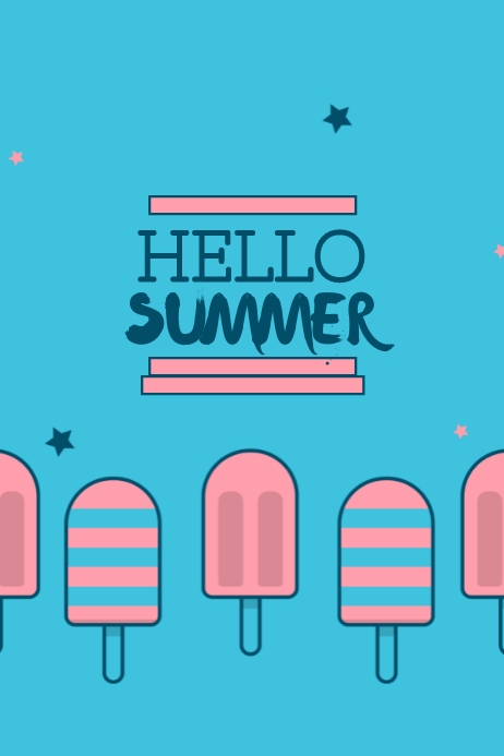 Hello Summer Template | PosterMyWall