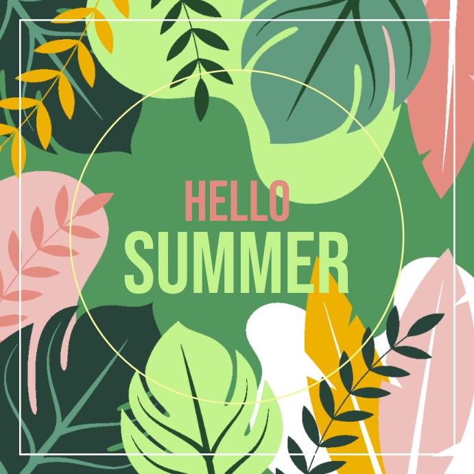 Hello Summer Template | PosterMyWall