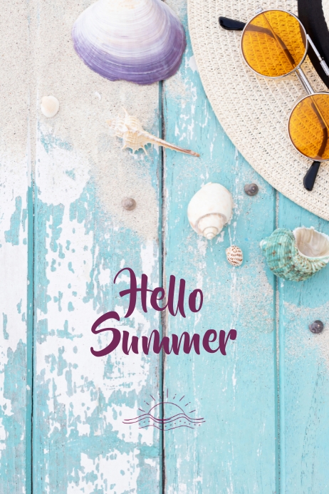 Hello Summer Template | PosterMyWall