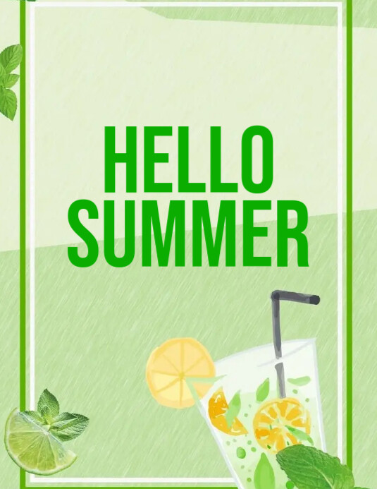 Hello summer Template | PosterMyWall