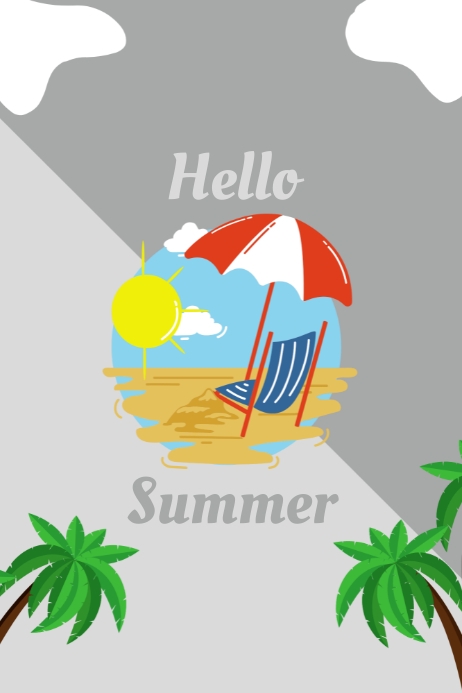 Hello Summer Template | PosterMyWall