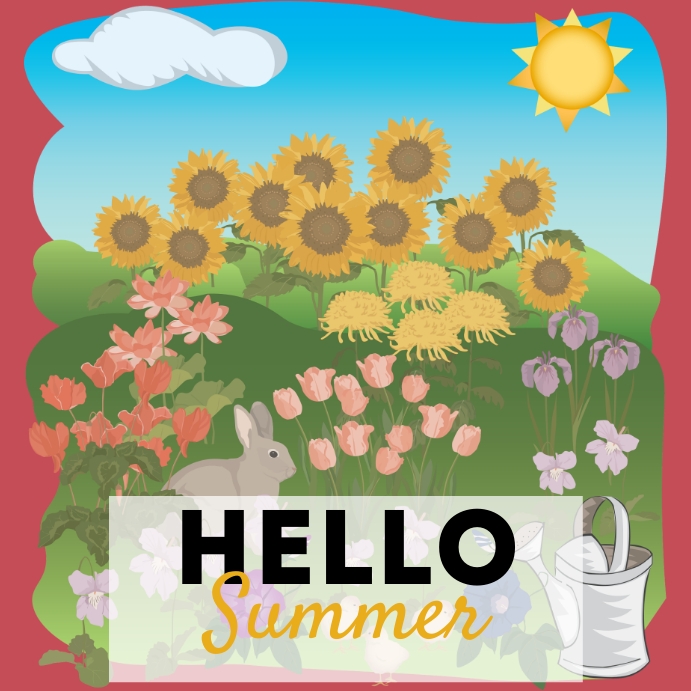 Plantilla de Hello Summer | PosterMyWall