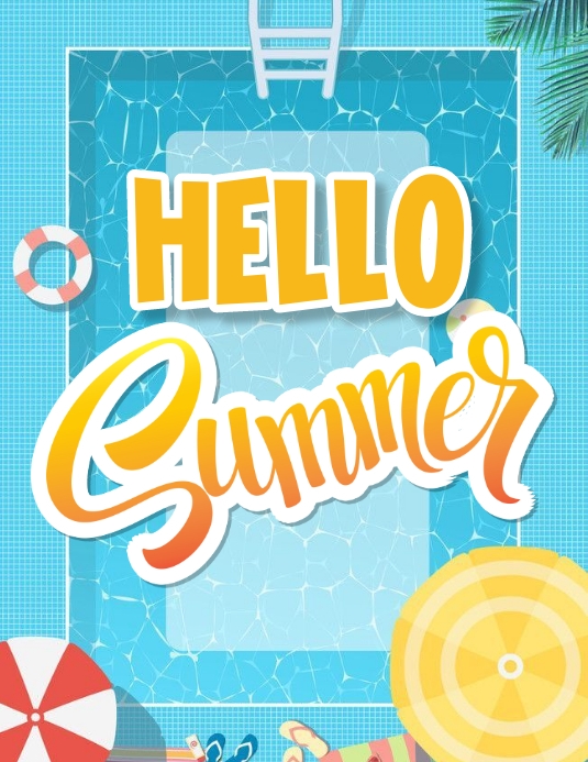 Hello Summer Template | PosterMyWall