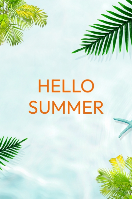Hello Summer Template | PosterMyWall