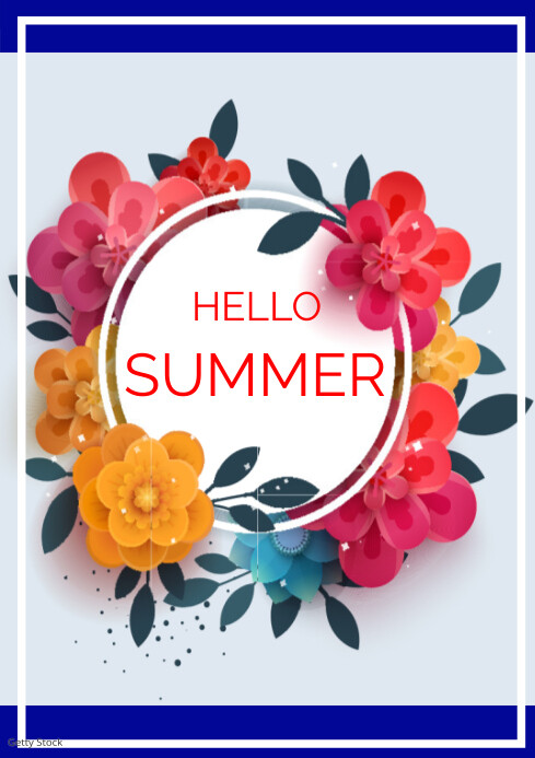 Hello summer Template | PosterMyWall
