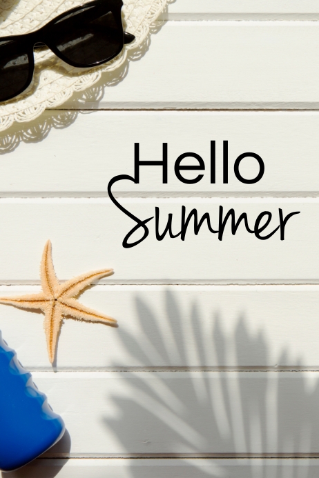 Copy of Hello Summer | PosterMyWall