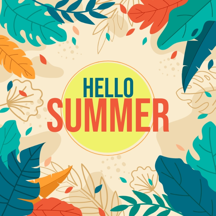 Hello Summer Template | PosterMyWall