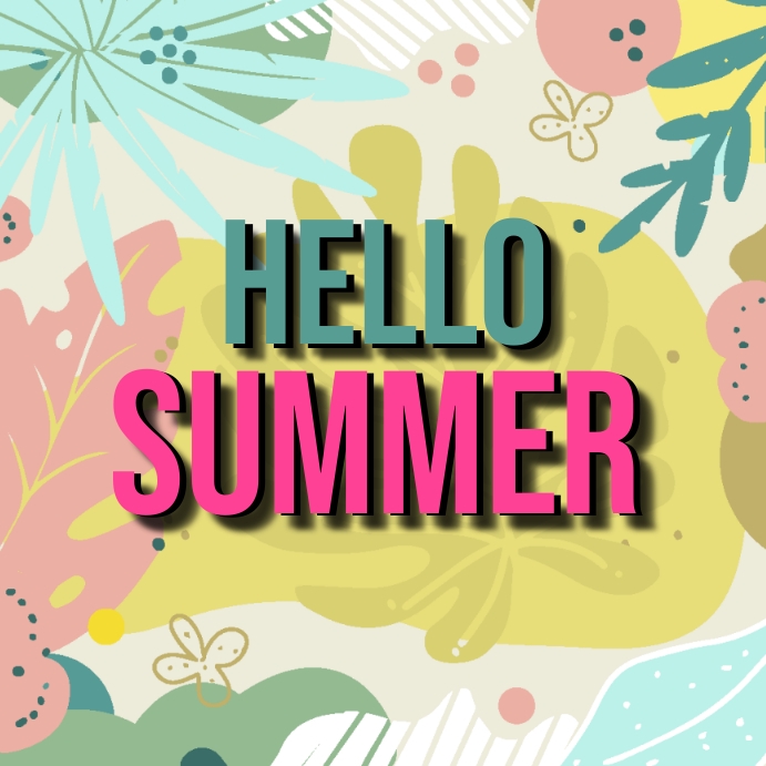 Plantilla de Hello Summer | PosterMyWall
