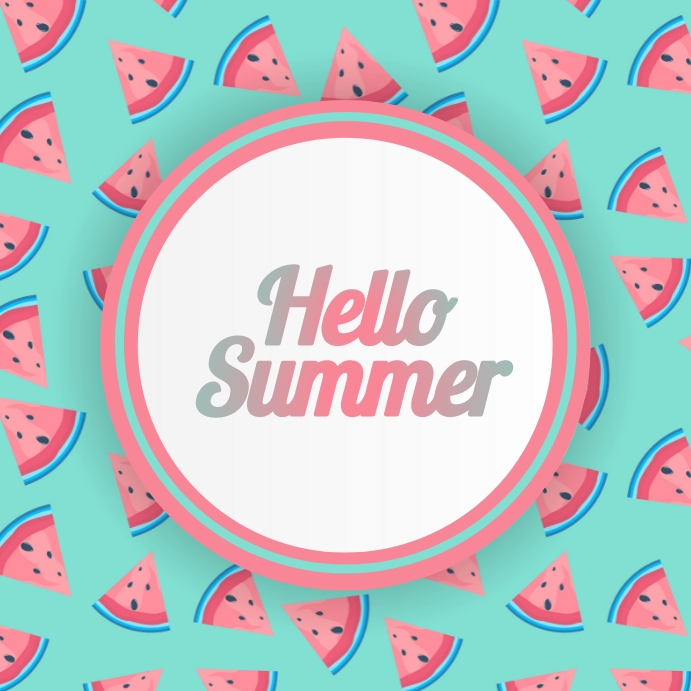 Hello Summer Template | PosterMyWall