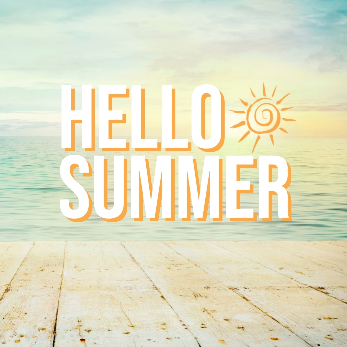 Plantilla de Hello Summer | PosterMyWall