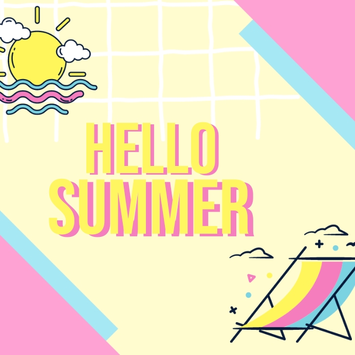 Hello Summer Template | PosterMyWall