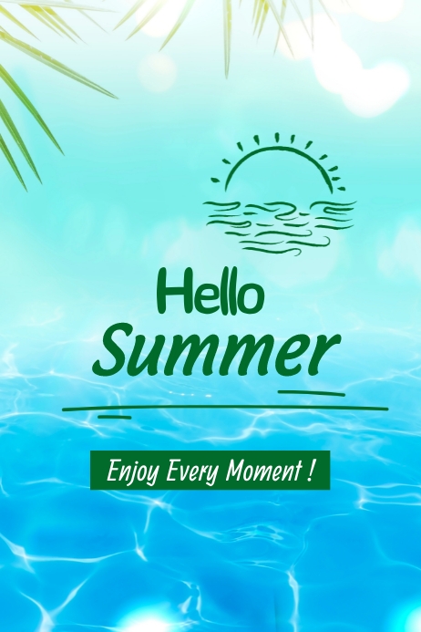 Hello Summer Template | PosterMyWall