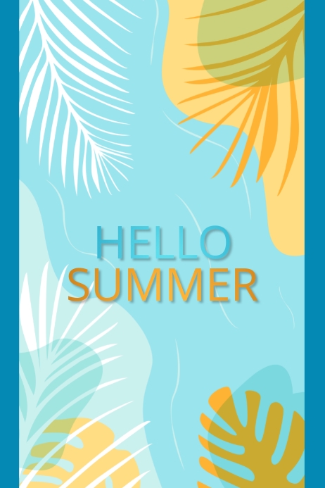 Hello Summer Template | PosterMyWall