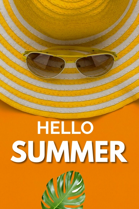 Hello summer Template | PosterMyWall