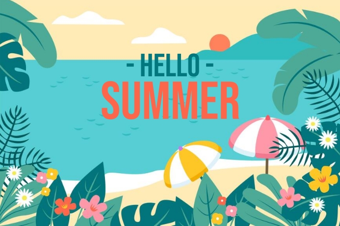 Hello Summer Template | PosterMyWall