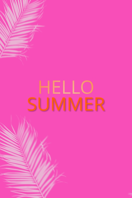 Hello Summer Template | PosterMyWall