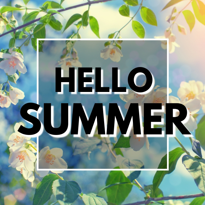 HELLO SUMMER Template | PosterMyWall
