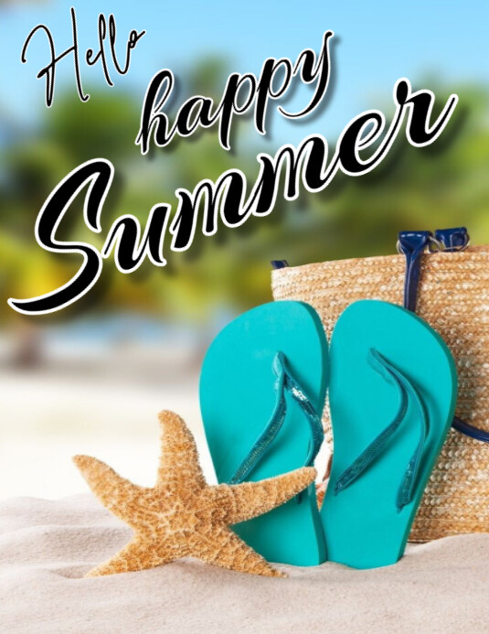 Hello summer Template | PosterMyWall
