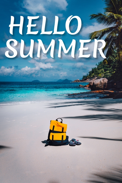 hello summer Template | PosterMyWall
