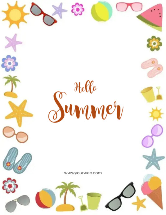Copy of Hello Summer | PosterMyWall