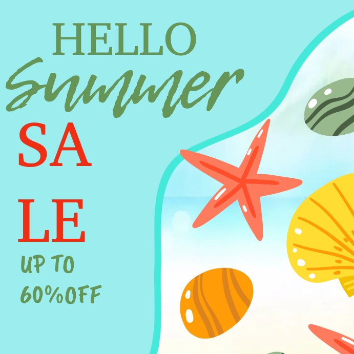 Hello Summer Flyer Template | PosterMyWall