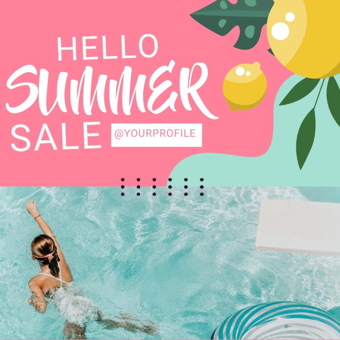Hello Summer Flyer Template | PosterMyWall