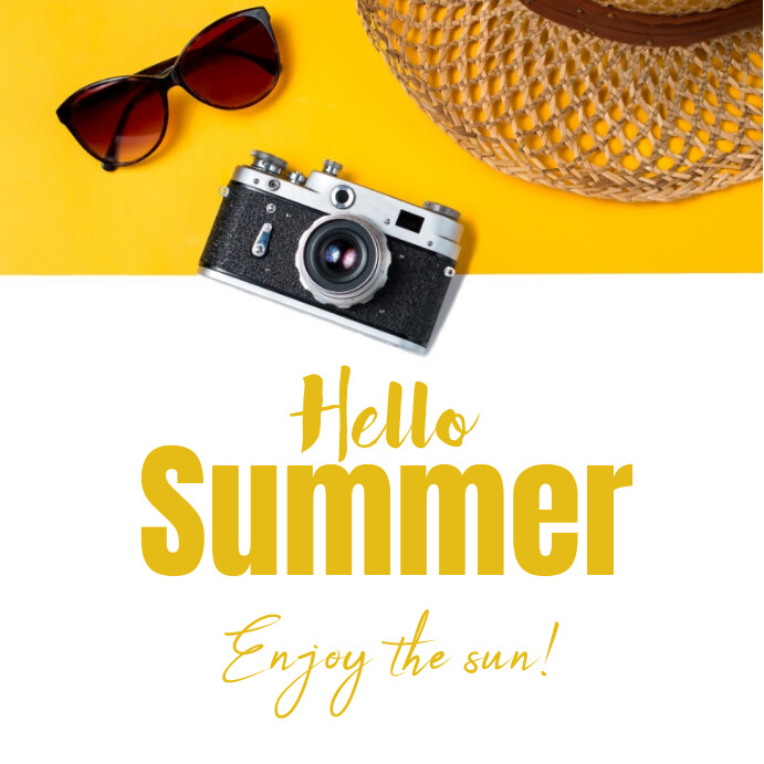 Plantilla de Hello Summer Instagram Post | PosterMyWall
