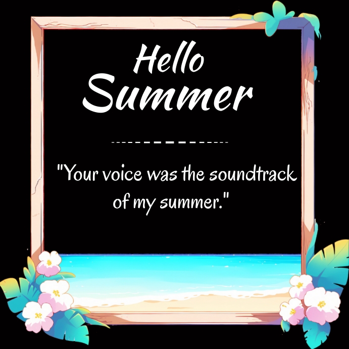 Hello Summer Instagram post Template | PosterMyWall