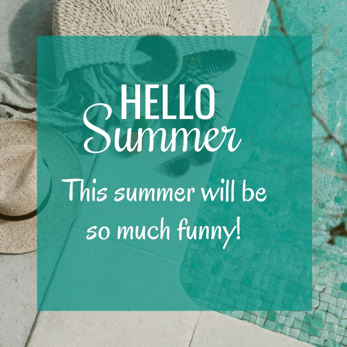 Hello Summer Instagram post Template | PosterMyWall