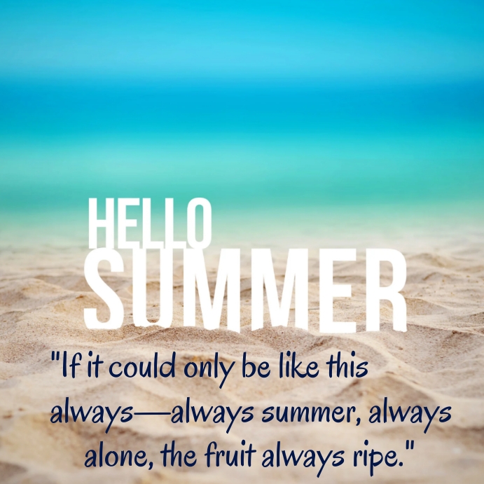 Hello Summer Instagram post Template | PosterMyWall