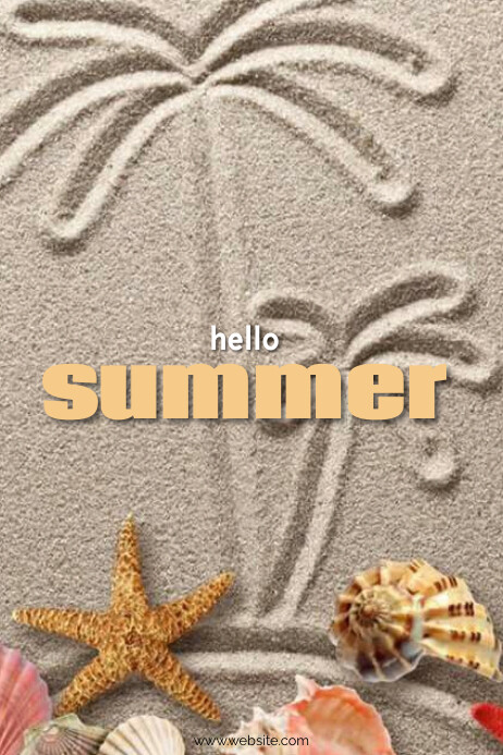 Hello Summer Poster Template | PosterMyWall