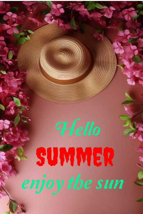 Copy of Hello Summer Poster | PosterMyWall
