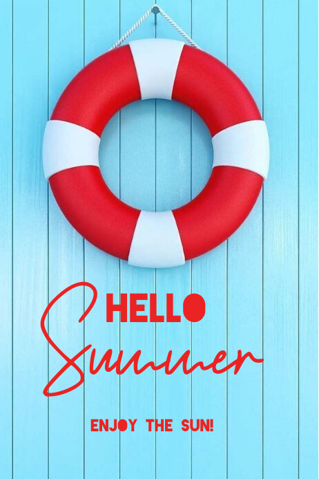 Plantilla de Hello Summer Poster | PosterMyWall