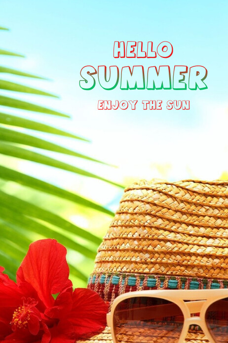Plantilla de Hello Summer Poster | PosterMyWall