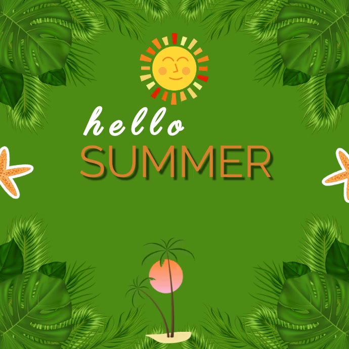 Plantilla de Hello Summer Poster Template | PosterMyWall