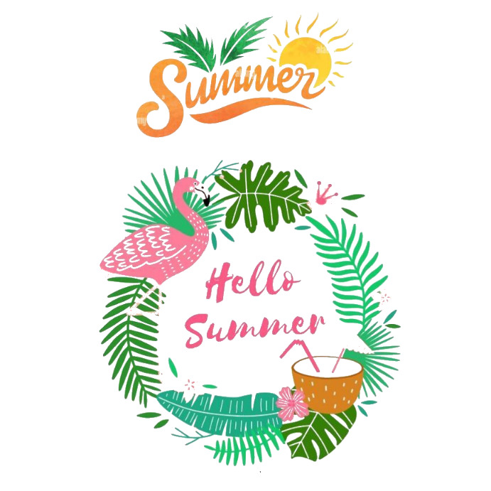 Hello Summer Poster Template | PosterMyWall