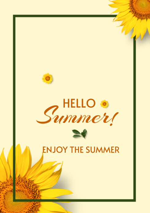 HELLO Summer Template 2024 | PosterMyWall
