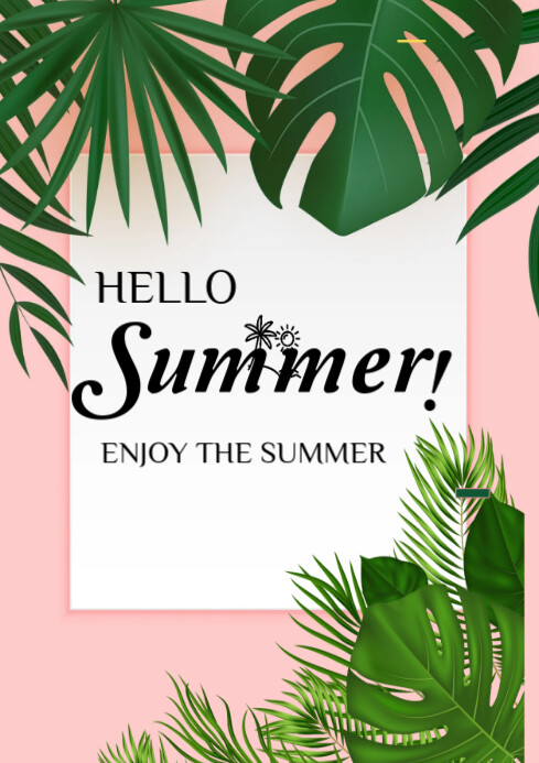 Hello summer template 2025 | PosterMyWall