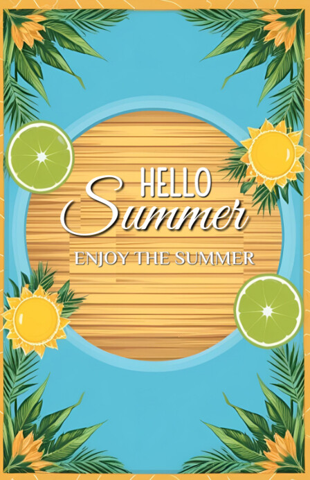 Copy of Hello Summer Template 2025 | PosterMyWall