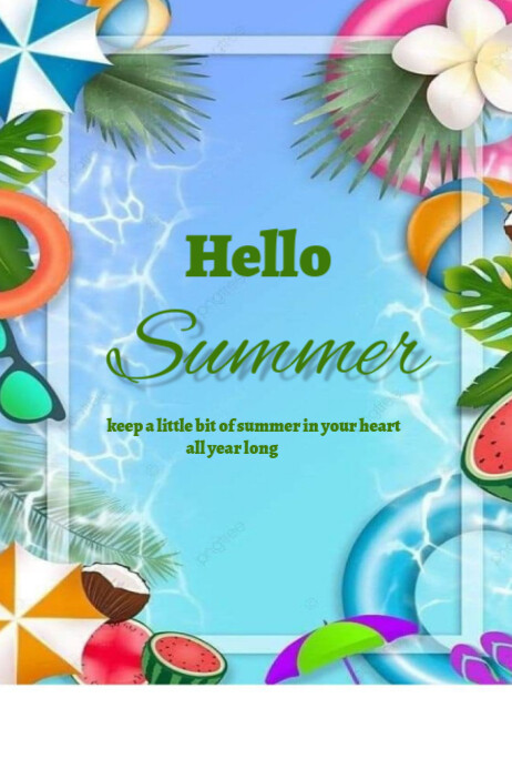 Hello summer template 2025 | PosterMyWall