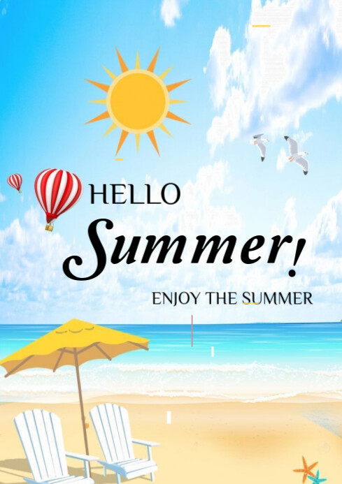 Hello summer template 2025 | PosterMyWall