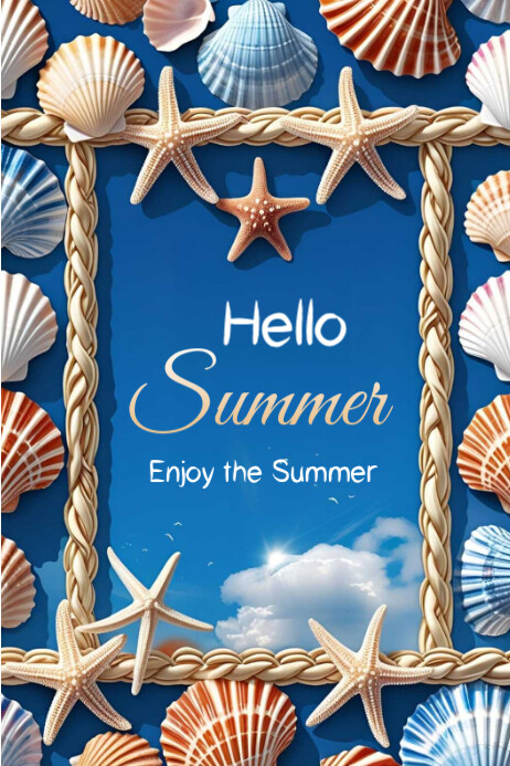 Hello Summer template 2025 | PosterMyWall