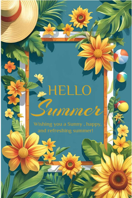 Hello summer template 2025 | PosterMyWall