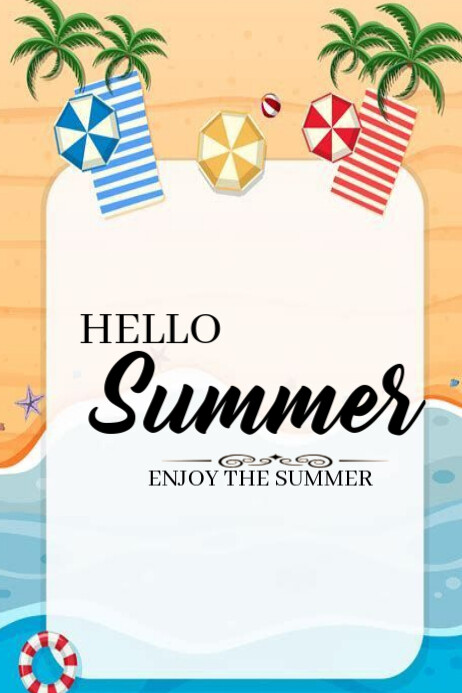 Hello summer template 2025 | PosterMyWall