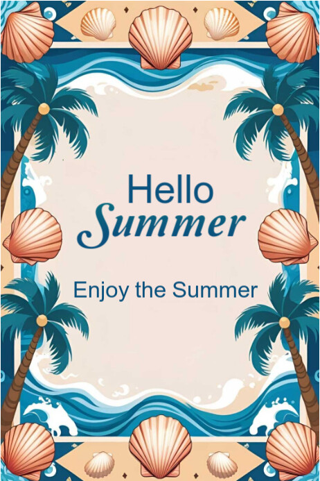 Copy of Hello Summer template 2025 | PosterMyWall